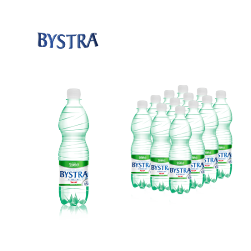 Woda BYSTRA 0,5l gazowana zgrzewka 12 but. Dystrybutor wody AQUICK